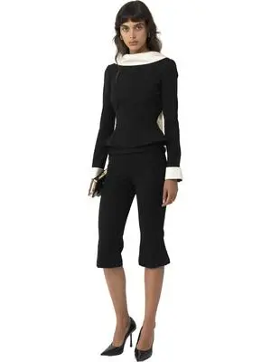 Arakii Wide Cuff Blazer - Black