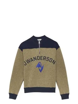 JW Anderson Half-zip Sweats - Multicolor