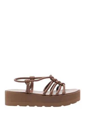 GIANVITO ROSSI Hebe Leather Sandals - Multicolor