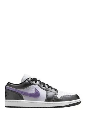 JORDAN 1 Low Se Metallic White/grape Ice/black