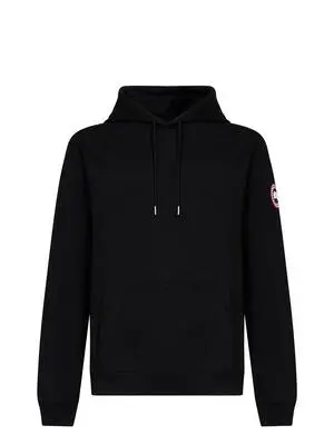 Canada Goose Black Huron Hooded Sweatshirt - Multicolor