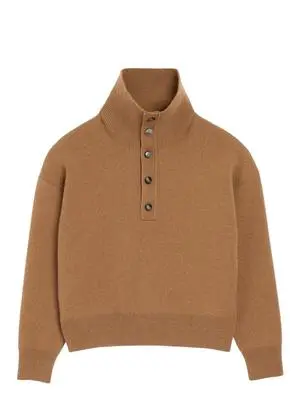 AMI Paris Wool Turtle-neck Sweater - Multicolor