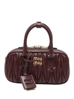 Miu Miu Arcadie Mini Leather Handbag - Multicolor