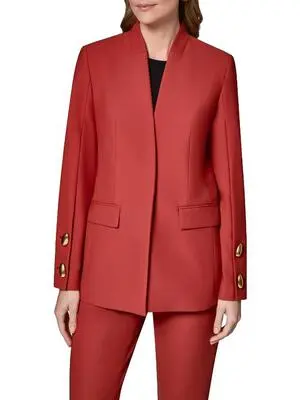 Donna Karan New York Button Cuff Blazer - Sunbaked