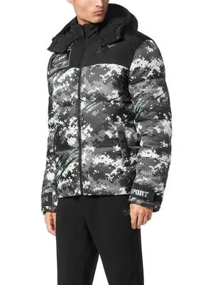 PLEIN SPORT Down Jacket - Black