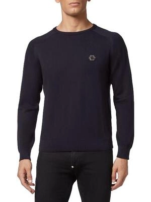 Philipp Plein Pullover Round Neck - Navy
