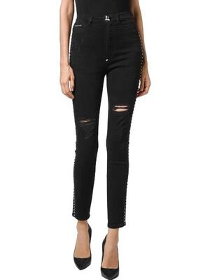Philipp Plein Super High Waist Jegging Stones - Summernight