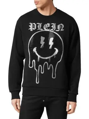Philipp Plein Sweatshirt Ls Smile - Black