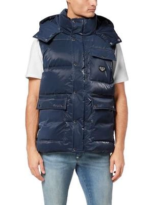 Philipp Plein Down Vest - Darkblue