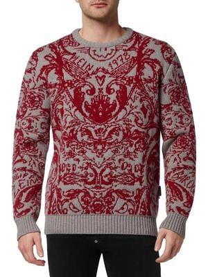 Philipp Plein Pullover Round Neck - Grey