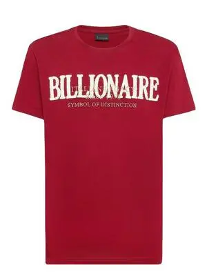 BILLIONAIRE T-shirt Round Neck Ss Men Bordeaux