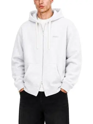 NANA JUDY Floyd Zip Through Hood - White Marl