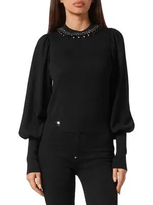 Philipp Plein Pullover Round Neck - Black