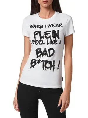 Philipp Plein T-shirt Round Neck - White