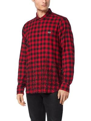 Philipp Plein Shirt Slim Fit Flame - Red