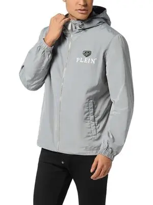 Philipp Plein Nylon Windbreaker - Grey