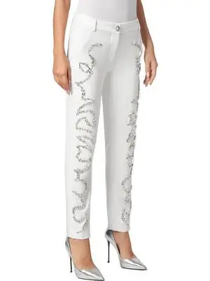 Philipp Plein Cady Trousers - White