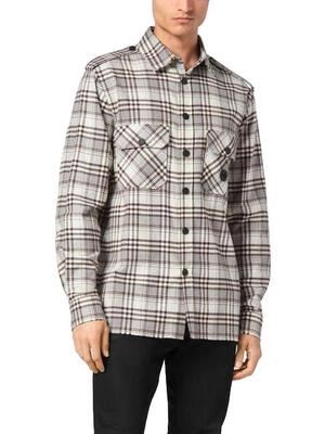 Philipp Plein Shirt Oversize Fit Skull&bones - Beige