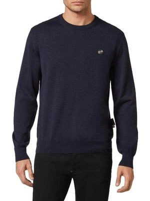 Philipp Plein Pullover Round Neck - Darkblue