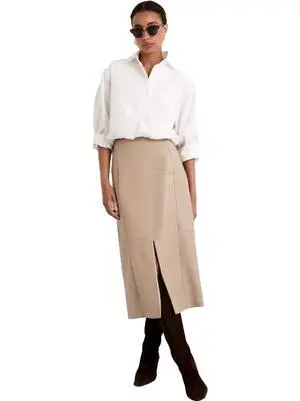 MARIE OLIVER Elliott Skirt - Oat