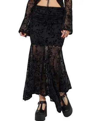 DISTURBIA Deadly Nightshade Maxi Skirt