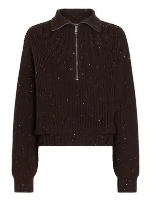 DOLCE & GABBANA Wool Turtleneck Pullover With Sequins