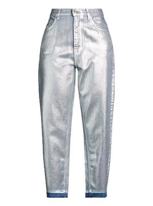 Elisabetta Franchi Jeans Size Cotton - Silver