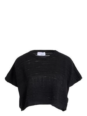GAELLE PARIS Sweater Size Cotton, Acrylic - Black