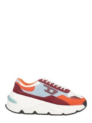 DIESEL® Sneakers Size Leather, Textile Fibers - Red