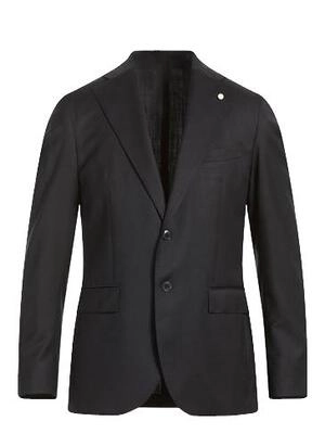 LUIGI BIANCHI MANTOVA Blazer Size Virgin Wool - Black