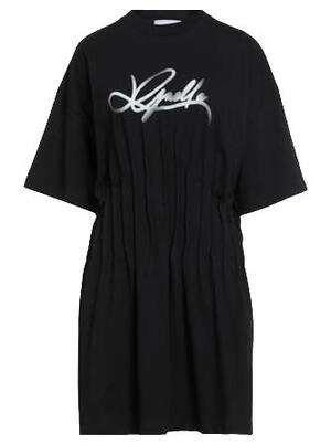 GAELLE PARIS Mini Dress Size Cotton - Black