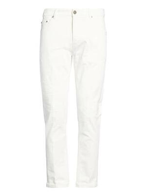 PT TORINO Jeans Size Cotton, Elastane - White