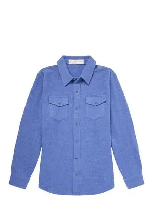 GOD'S TRUE CASHMERE Cashmere Shirt - Blue