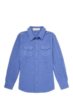 GOD'S TRUE CASHMERE God's True Cashmere - Cashmere Shirt - Men - Blue - S Navy