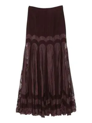 Zimmermann Zimmermann Women Valiant Silk Maxi Skirt Multicolor