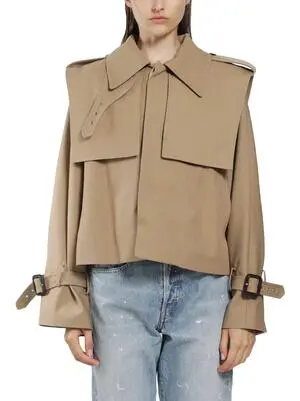 Celine Wool And Cotton Blend Jacket - Multicolor