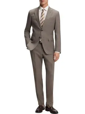 BOSS Huge Stretch Virgin Wool Suit