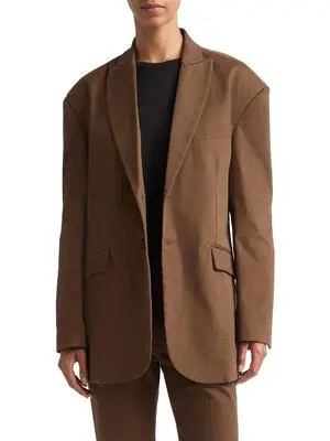 JAMIE HALLER The Oversized Blazer - Brown