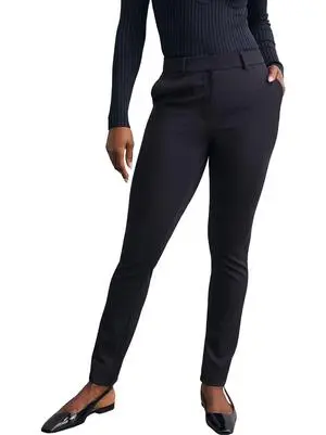 The Fold Hatfield 4-way Stretch Slim Trousers - Navy