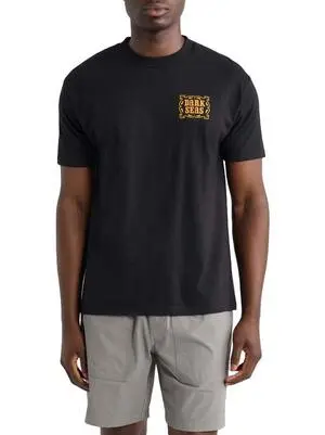 DARK SEAS Buck The System Graphic Tee Black