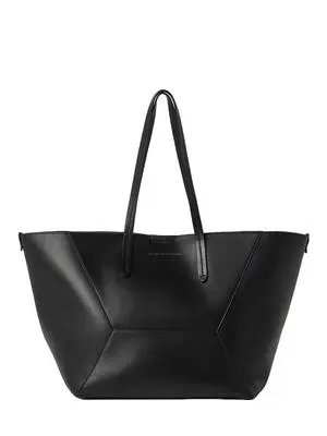 Brunello Cucinelli Bc Duo Bag In Calfskin With Monili - Black