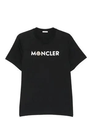 Moncler Logo Cotton T-shirt - Multicolor