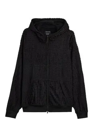 Y3 Reversible Hooded Track Jacket - Black