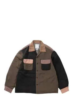 Visvim Long-sleeved Patchwork Casual Jacket - Grey