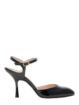 STUART WEITZMAN Madison Strap Pump 85 - Black