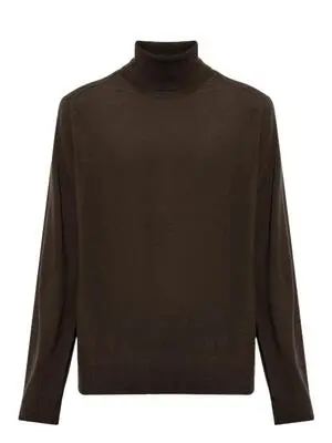 Paul Smith Turtleneck Sweater Brown