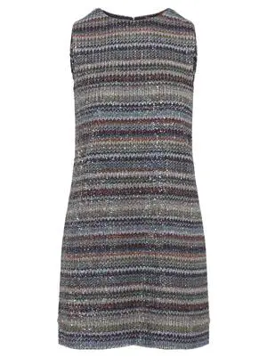 Missoni Sleeveless Dress - Multi Blue Red