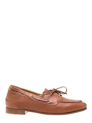 Bally Lace-up Leather Derby Shoes - Brown