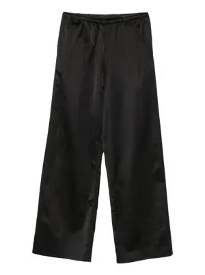 Dries Van Noten Elastic-waist Casual Trousers - Black