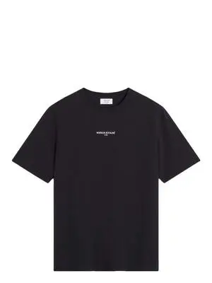 Maison Kitsuné Paris Logo T-shirt - Black